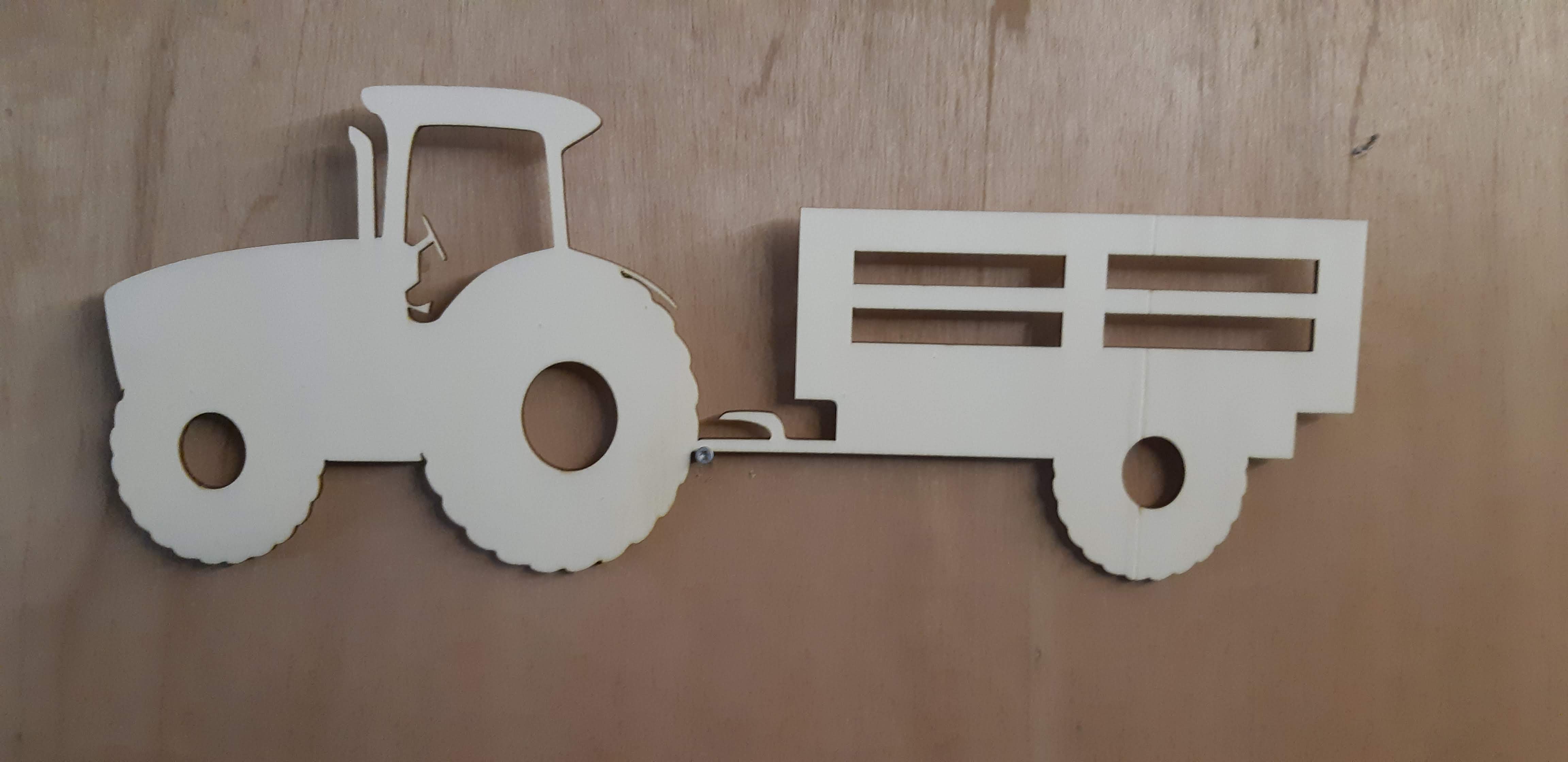 Traktor med vogn – Express Gravering